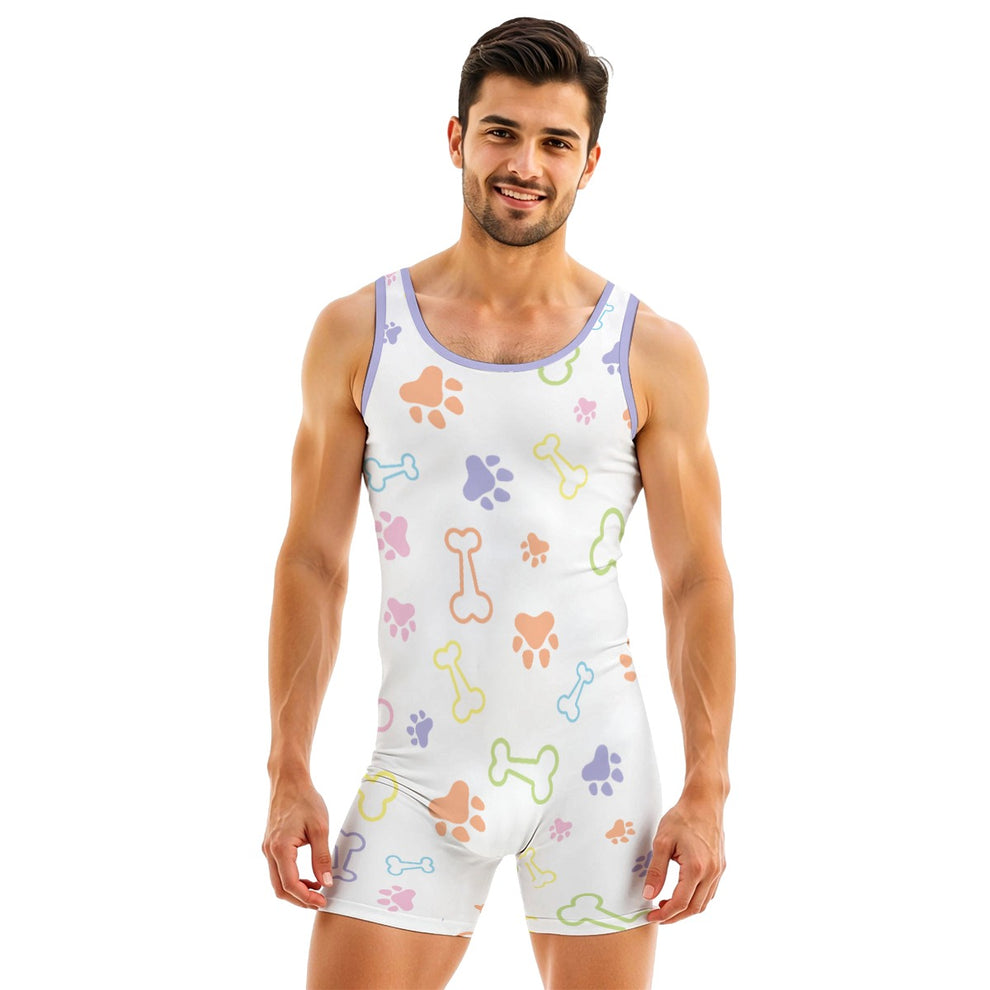 ABDL Playtime Snug-Suit - Puppy Play (Purple) – DiaperU