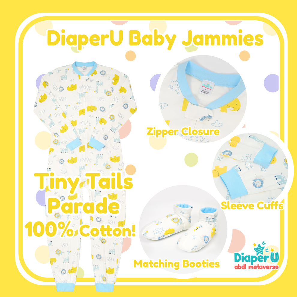 ABDL Jammies - Tiny Tails Parade – DiaperU
