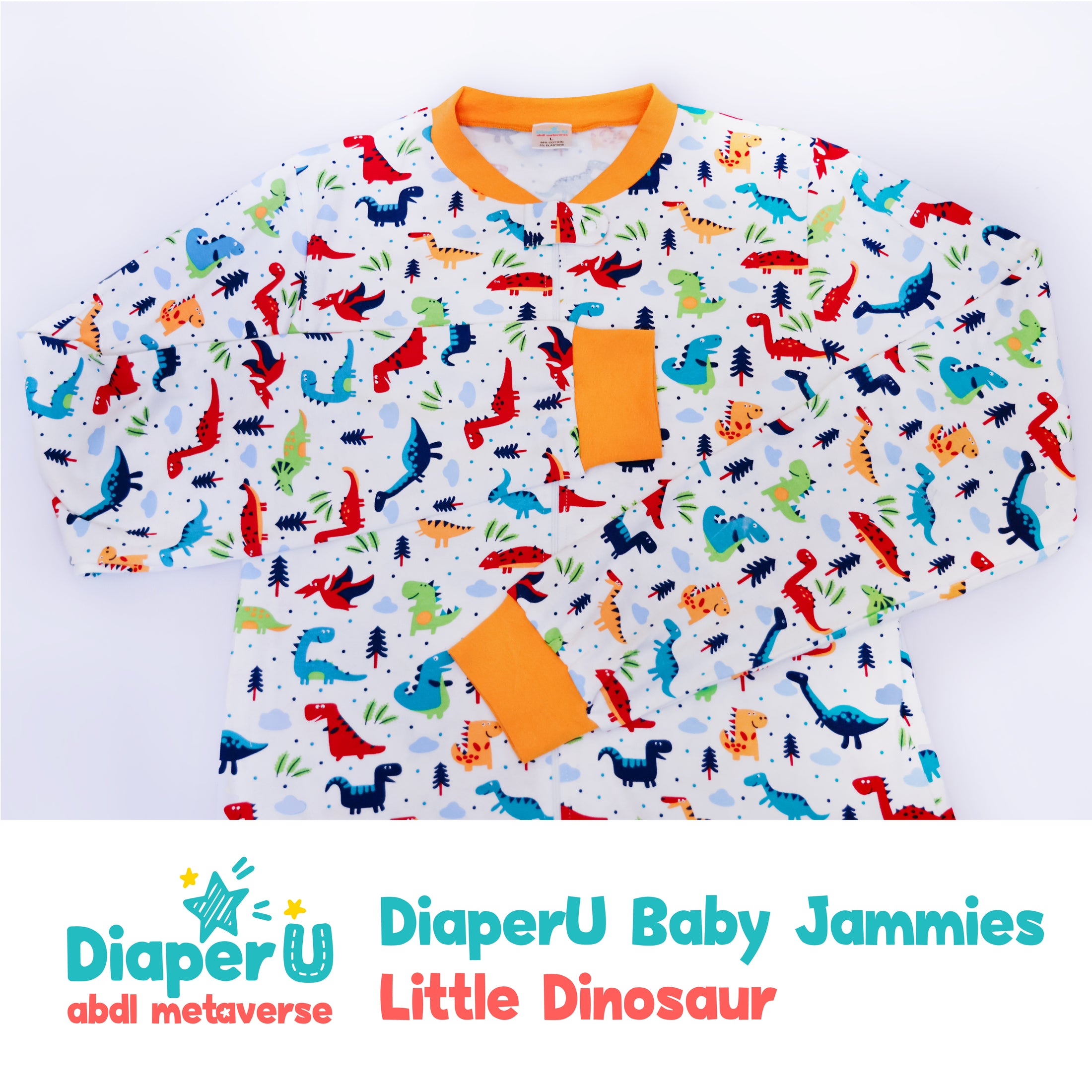 ABDL Jammies - Little Dinosaur – DiaperU