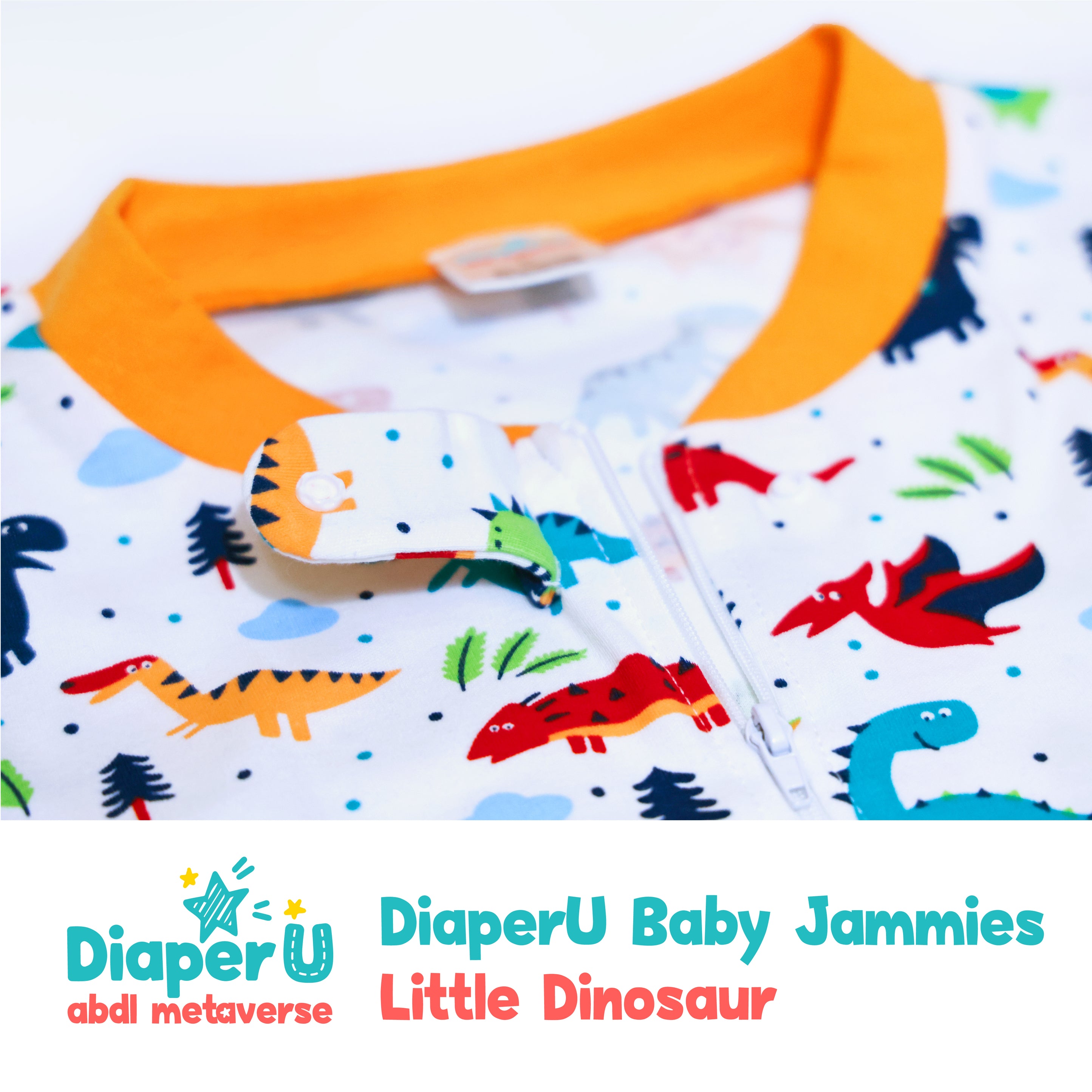ABDL Jammies - Little Dinosaur – DiaperU
