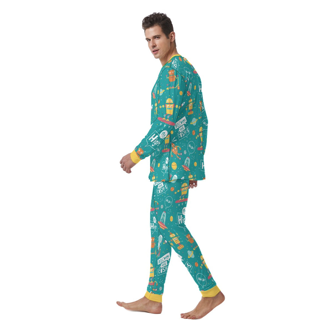 ABDL Ultra Soft Pajama Sets - Robot Universe – DiaperU