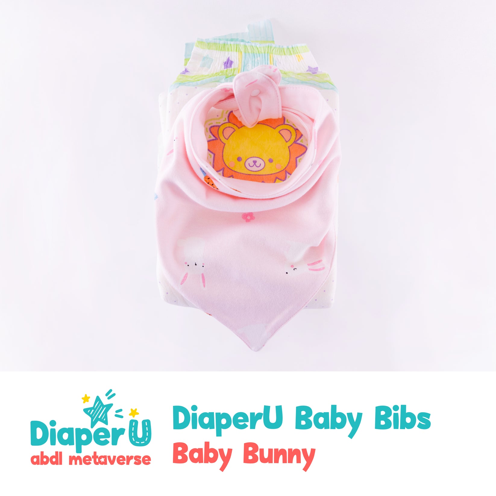 ABDL Baby Bibs - Baby Bunny (Adult Size) – DiaperU