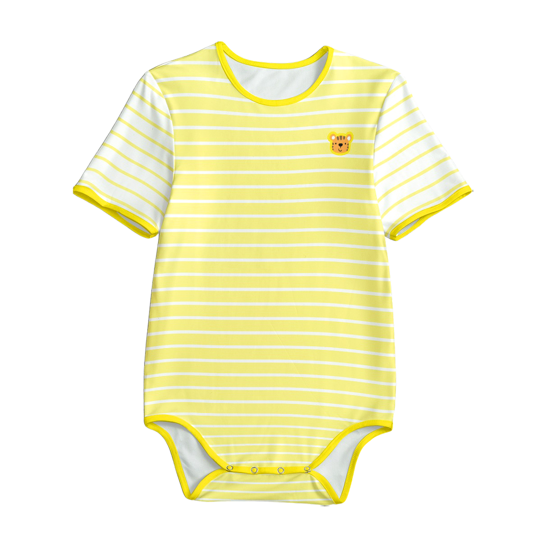 ABDL Onesie - Yellow Tiger – DiaperU