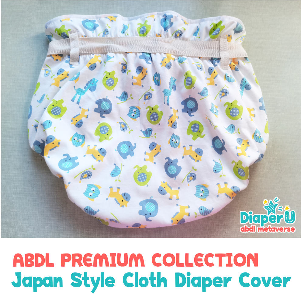ABDL Adult Baby Japan Cloth Diaper Cover - Baby Animals – DiaperU